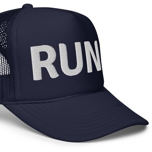 RUN Heart Running Foam Trucker Hat - Etsy