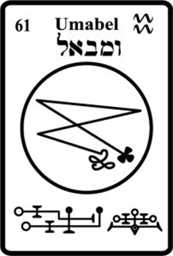 Umabel pendant guardian angel Powerful protection amulet | Etsy