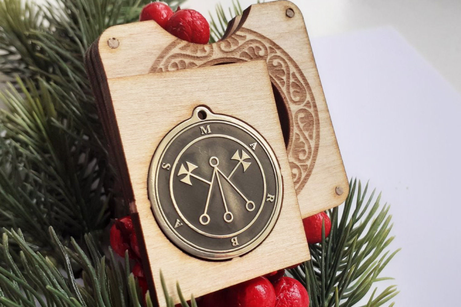 Berith Demon Pendant Sigil Ars Goetia Demon Necklace Lesser | Etsy