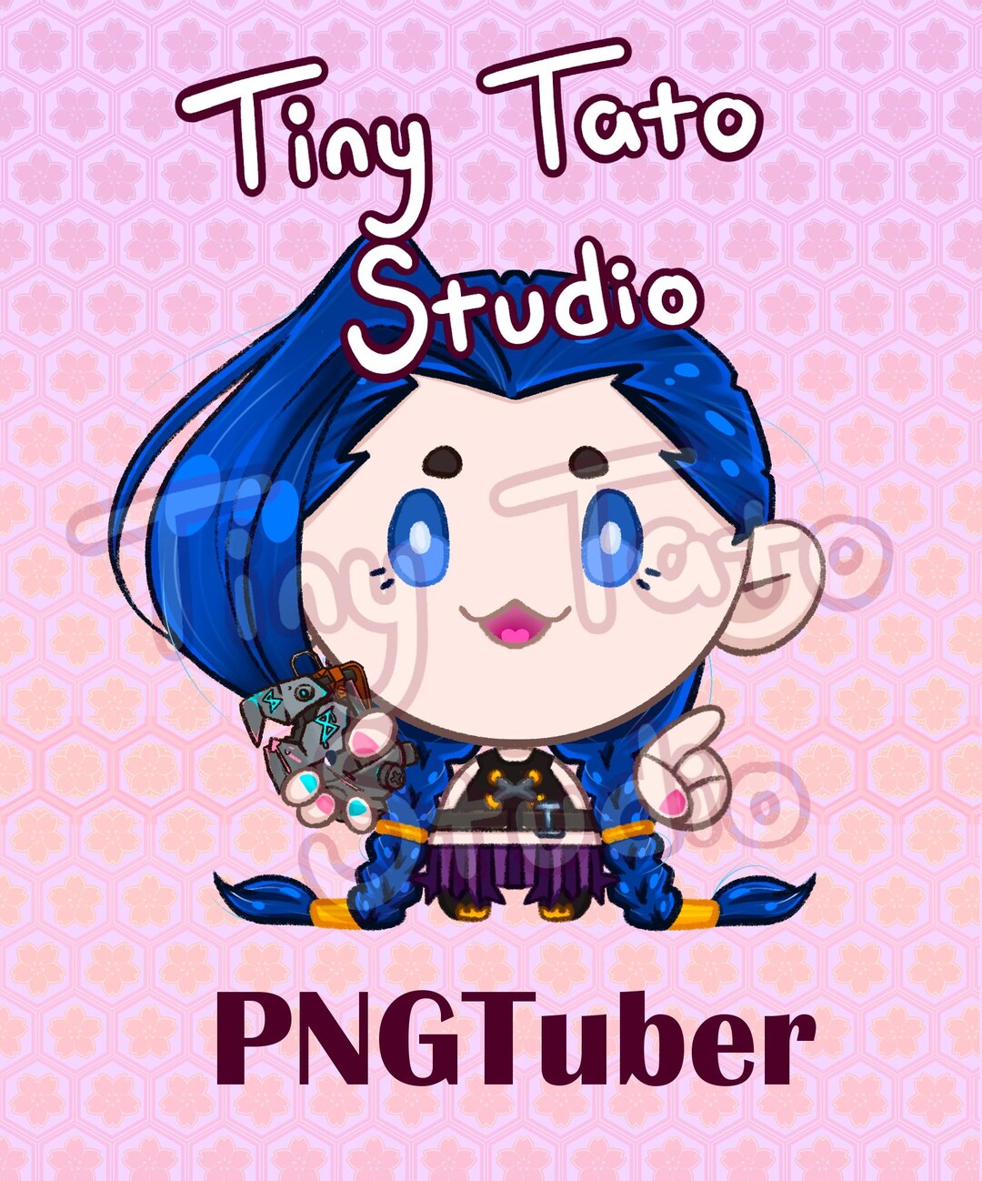 Jinx Chibi Baby Pngtuber - Etsy
