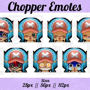 Chopper Emotes - Etsy