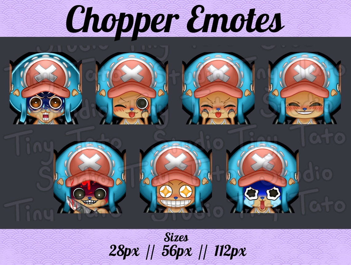 Chopper Emotes - Etsy