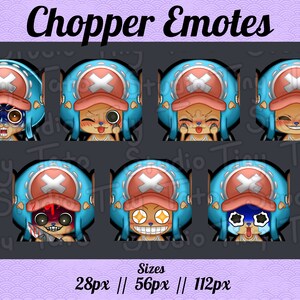 Chopper Emotes - Etsy