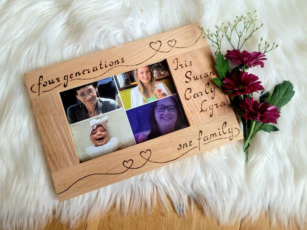 Generations of Love Family Photo Frame 3-5 Generations of - Etsy UK