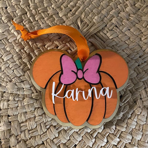 Mickey Name Tag - Etsy