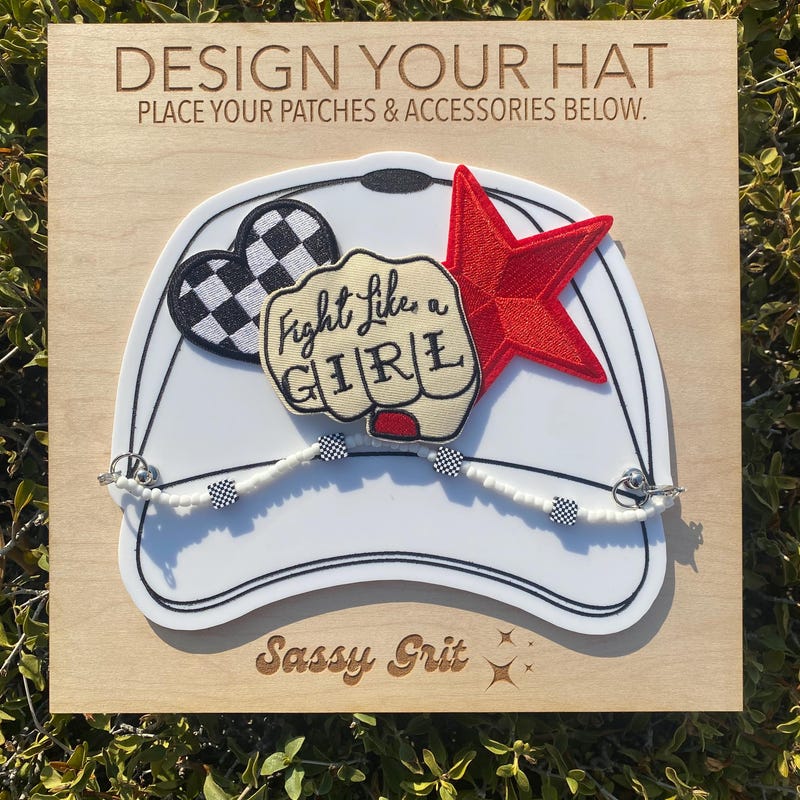 Hat Patch Template - Etsy