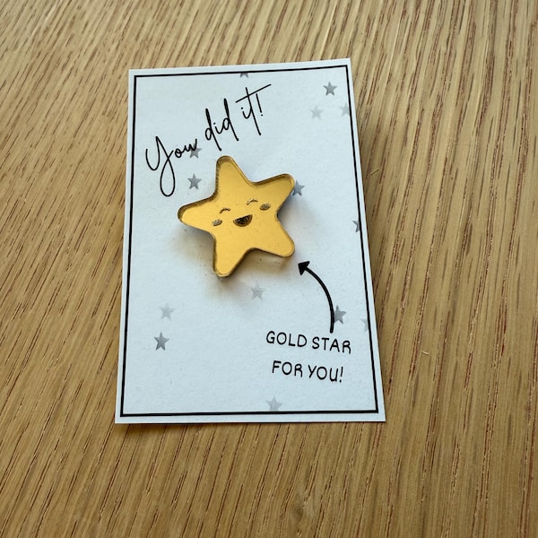 You Did It Star - Etsy