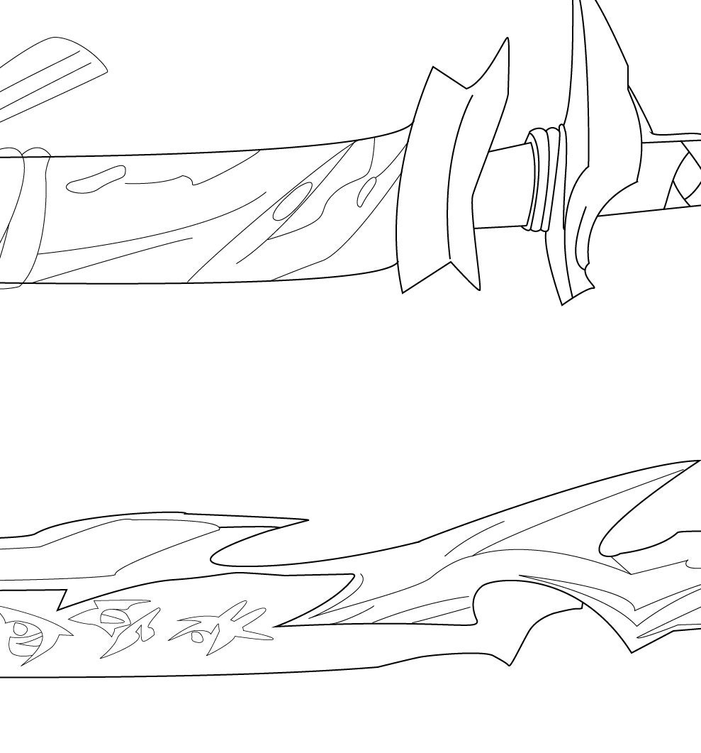 Yone League of Legends Inspired Blueprint Swords Katana - Etsy