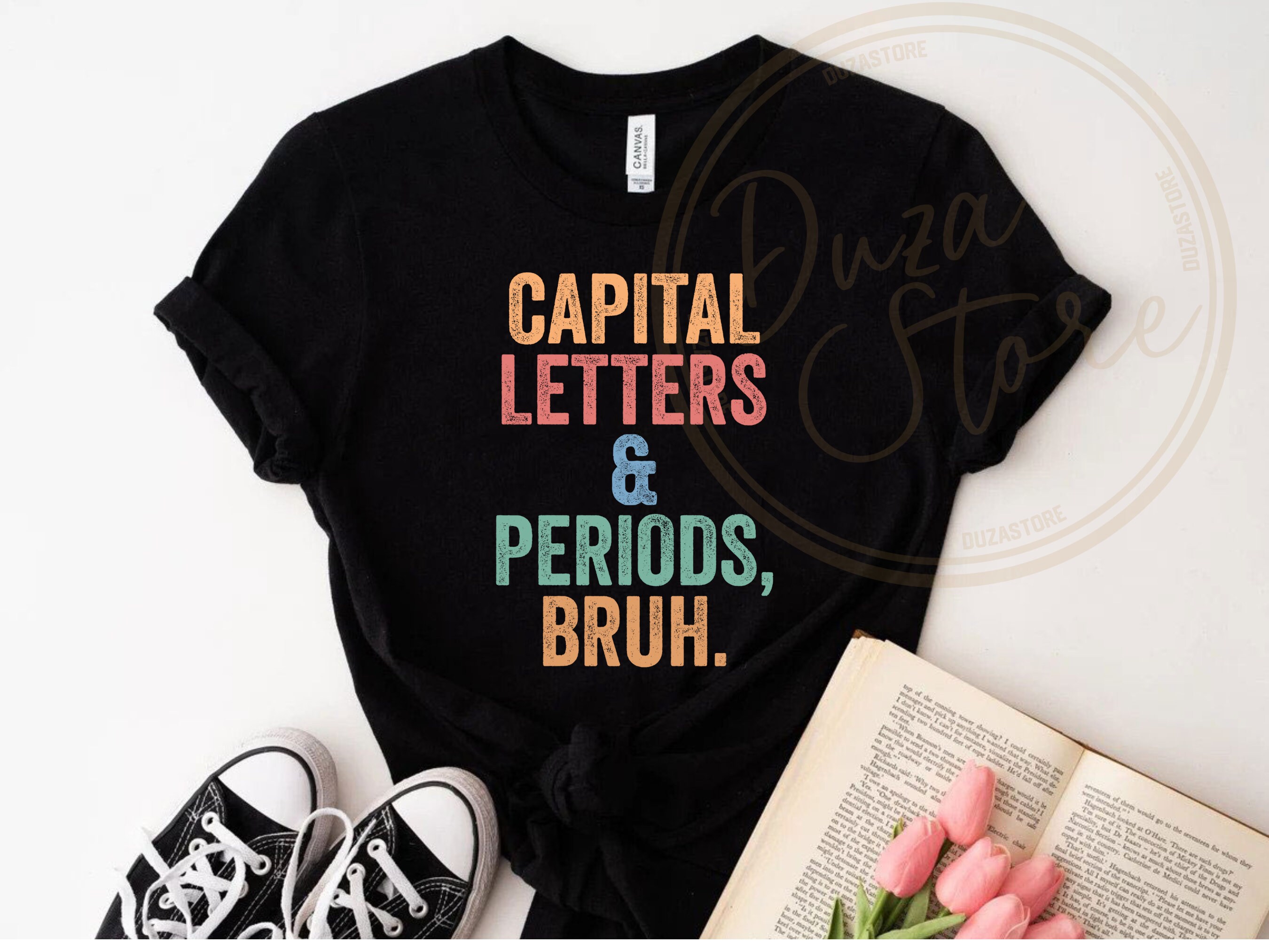 Capital Letters and Periods Bruh Svg, Png, English Teacher Svg, ELA ...