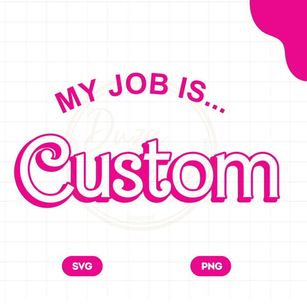 Custom My Job is Svg - Etsy