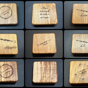 Luxury Clarinet Reed Storage Box From Olive Wood - Personalized Gift ...
