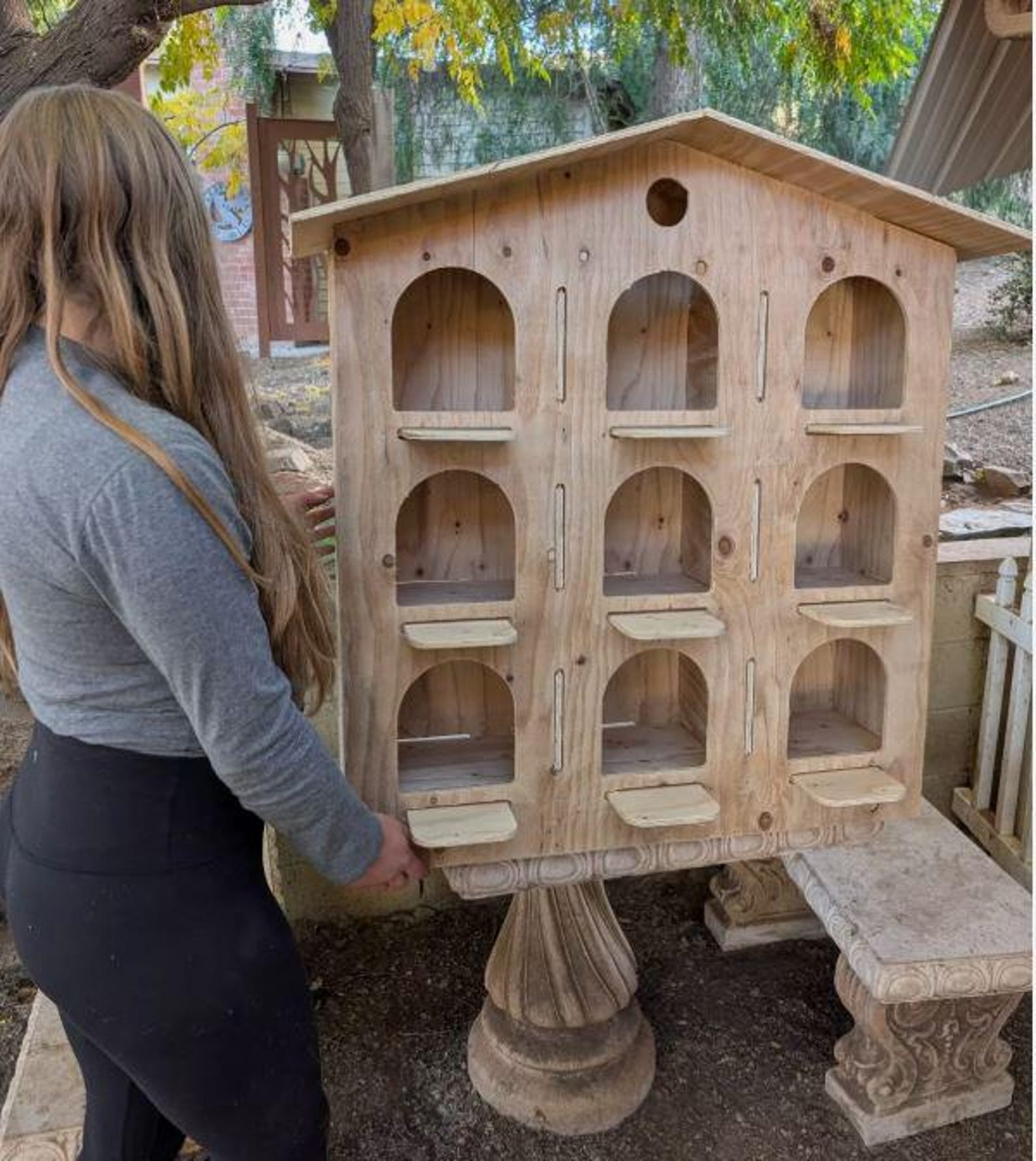 PIGEON NESTING Bird BOX Kit - 9 Hole - Etsy