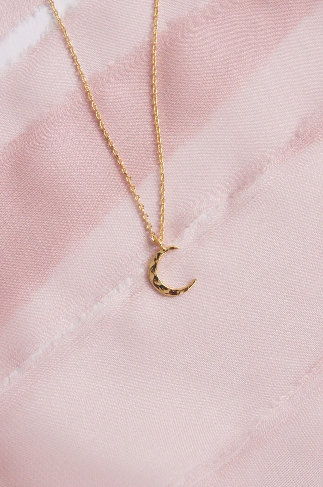 Crescent Chain, Crescent Chain Gold, Boho Crescent Chain, Boho Necklace ...