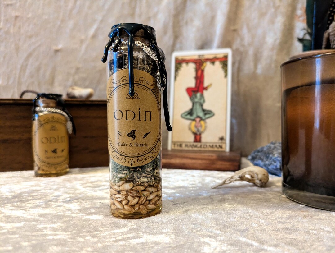 Odin Offering Bottle Odin Spell Odin Allfather Odin Devotional Deity ...