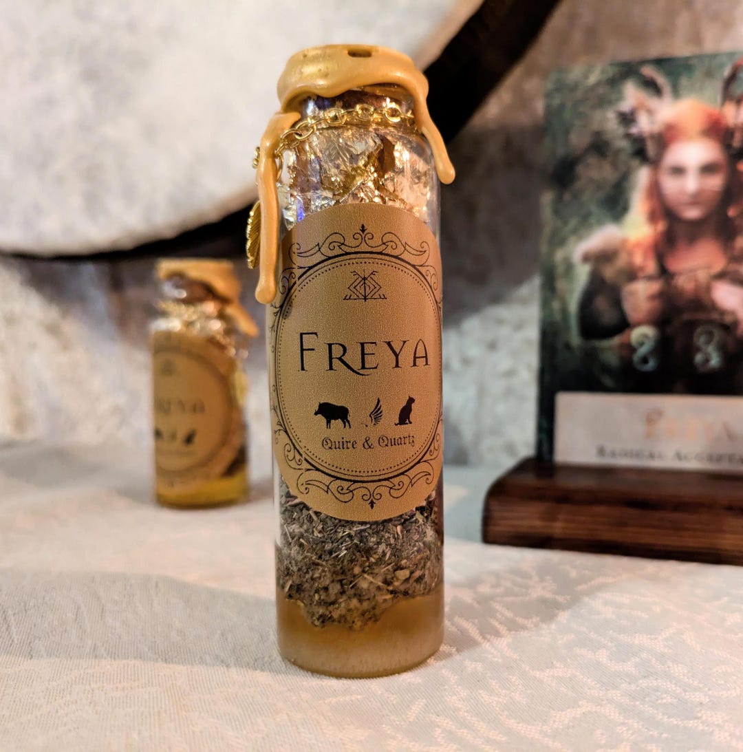 Freya Offering Bottle | Freya Spell | Freya Goddess | Freya Devotional | Deity Offering | Freya ...