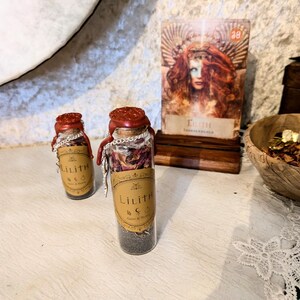 Lilith Offering Bottle Lilith Spell Lilith Goddess Lilith Devotional ...