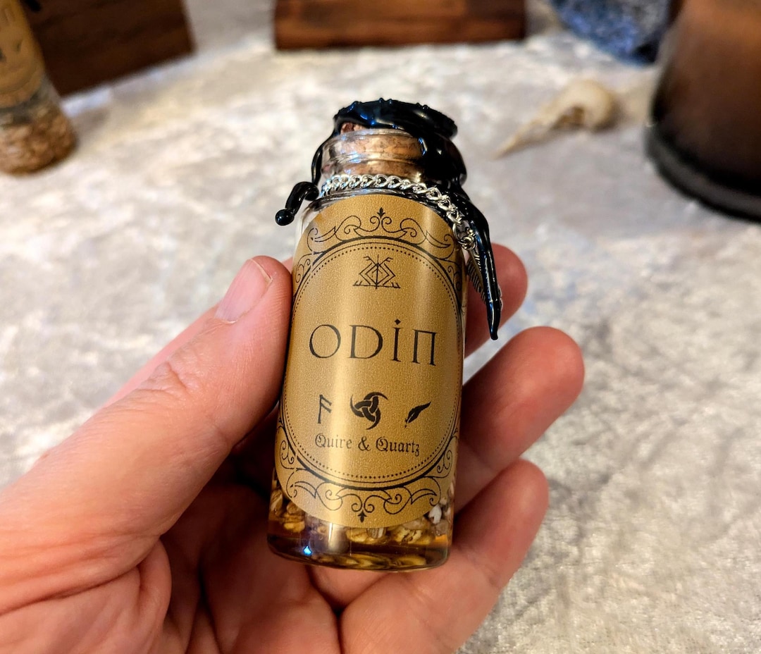 CLOSING DOWN SALE Odin Offering Bottle | Odin Spell | Norse Allfather ...
