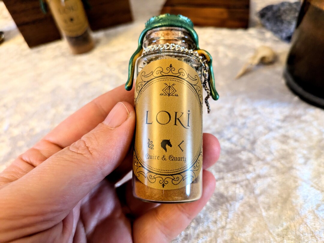 Loki Offering Bottle | Loki Spell | Trickster God | Loki Devotional ...