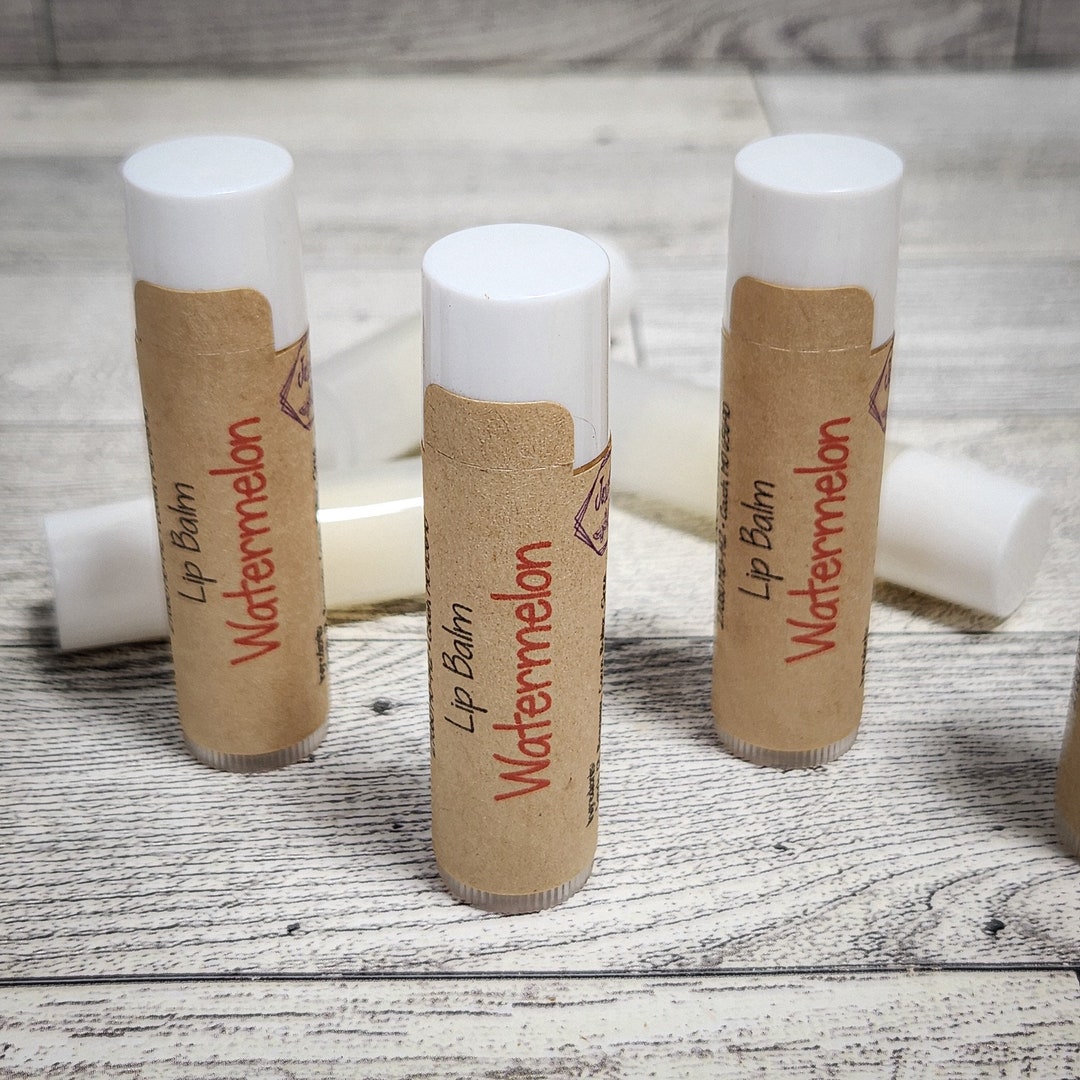 Watermelon Flavored Lip Balm, Lip Salve, Chapstick, Flavored Lip Balms ...