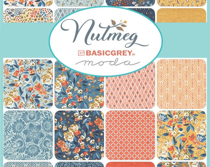 Nutmeg Layer Cake Basicgrey for Moda Fabrics - Etsy