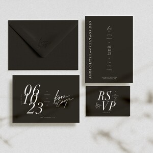 Aesthetic Save the Dates and Invitiations, Printable Save the Dates ...