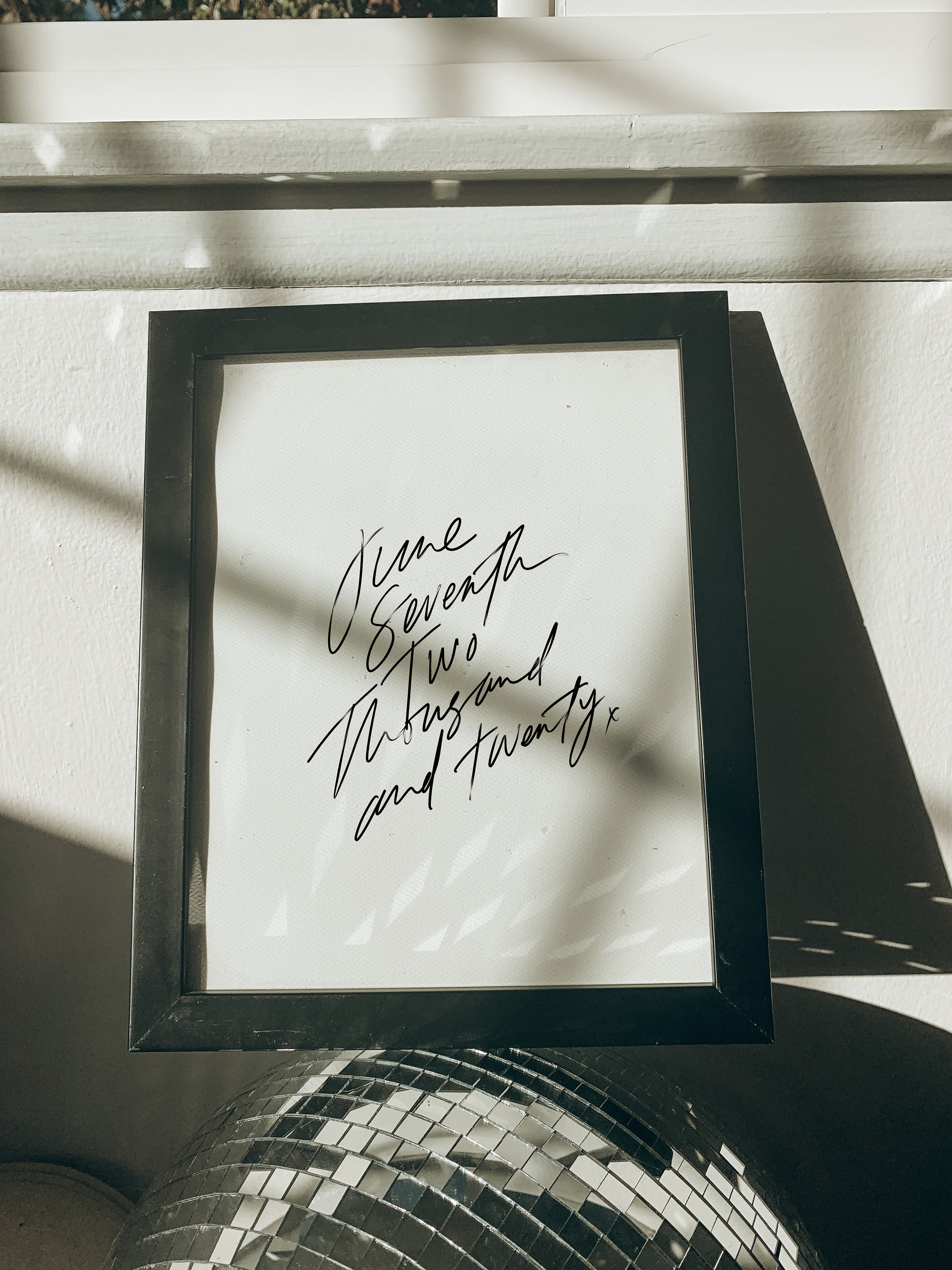 Anniversary Date Print, Printable Date Poster, Minimal Home Decor ...