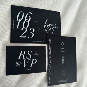 Aesthetic Save the Dates and Invitiations, Printable Save the Dates ...