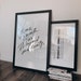 Anniversary Date Print Printable Date Poster Minimal Home - Etsy