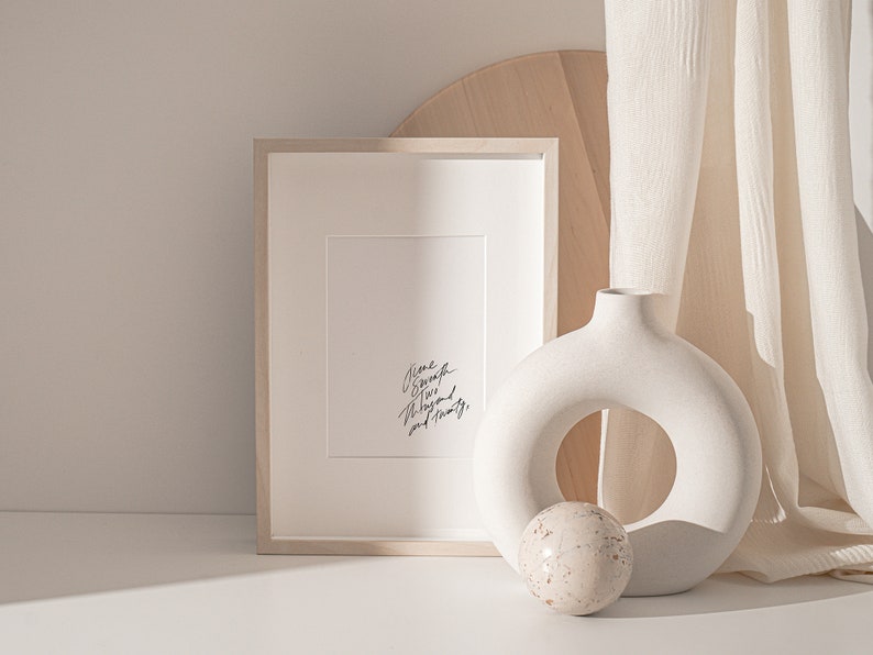 Anniversary Date Print, Printable Date Poster, Minimal Home Decor ...