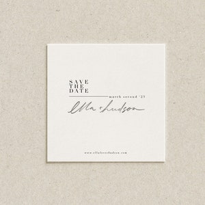 Aesthetic Save the Dates and Invitiations, Printable Save the Dates ...