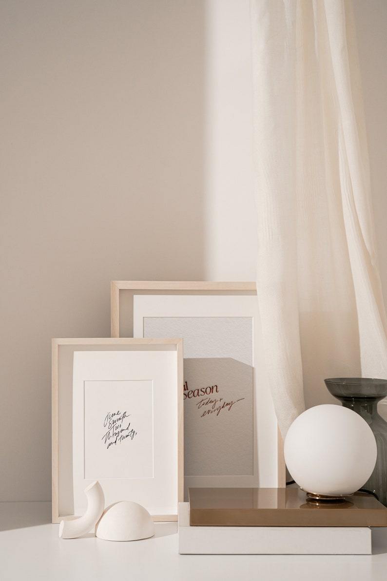 Anniversary Date Print, Printable Date Poster, Minimal Home Decor ...