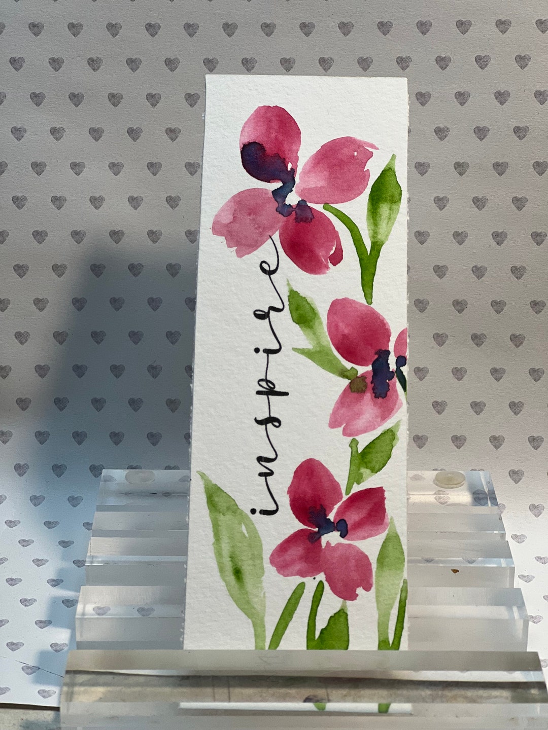 Floral, Motivational Watercolor Bookmarks: Bookworm, Reader Gift ...