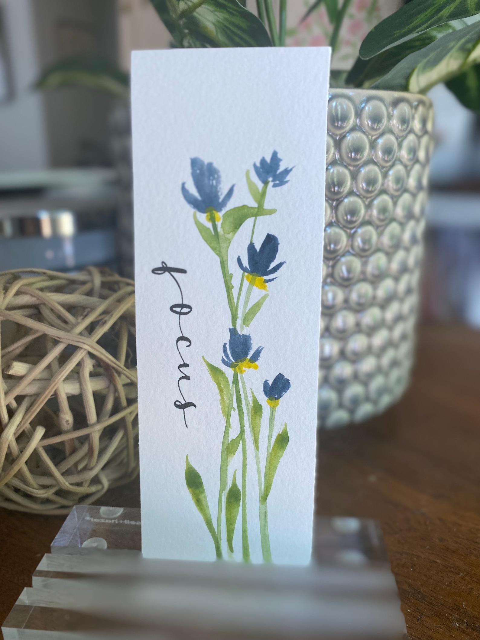 Floral Motivational Watercolor Bookmarks: Bookworm Reader - Etsy