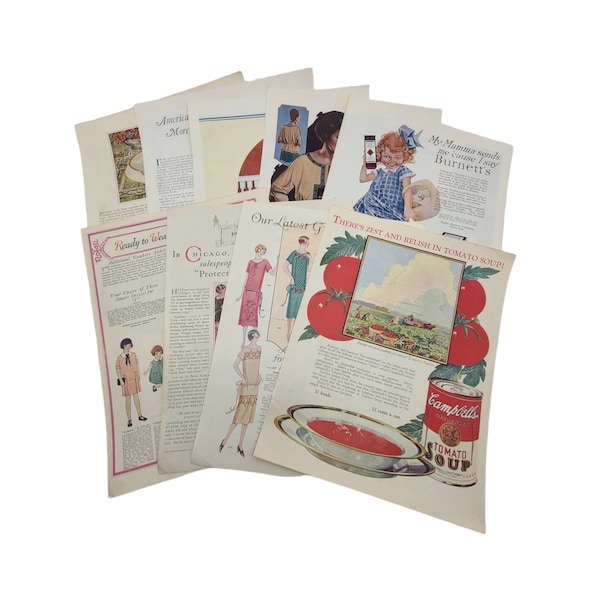 Vintage Magazine Ads - Etsy