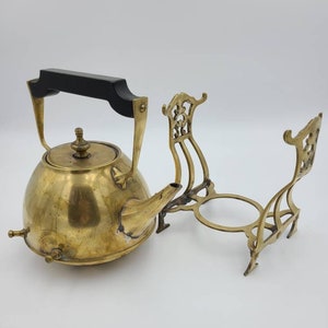 Brass Tilting Teapot - Etsy