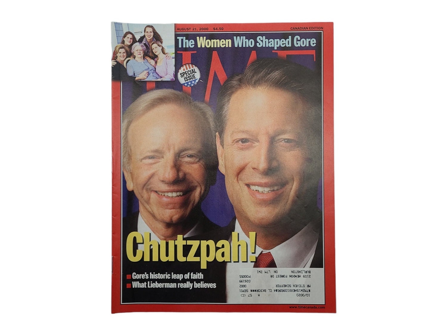 Choice of TIME Magazine 2000 Jul-aug DNA Canada - Etsy