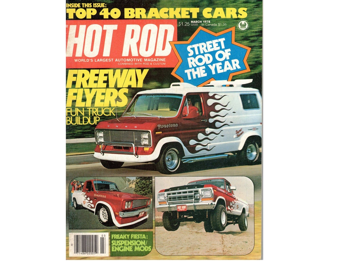 Hot Rod Magazine freeway Flyers: Fin Truck Buildup, March 1978. - Etsy