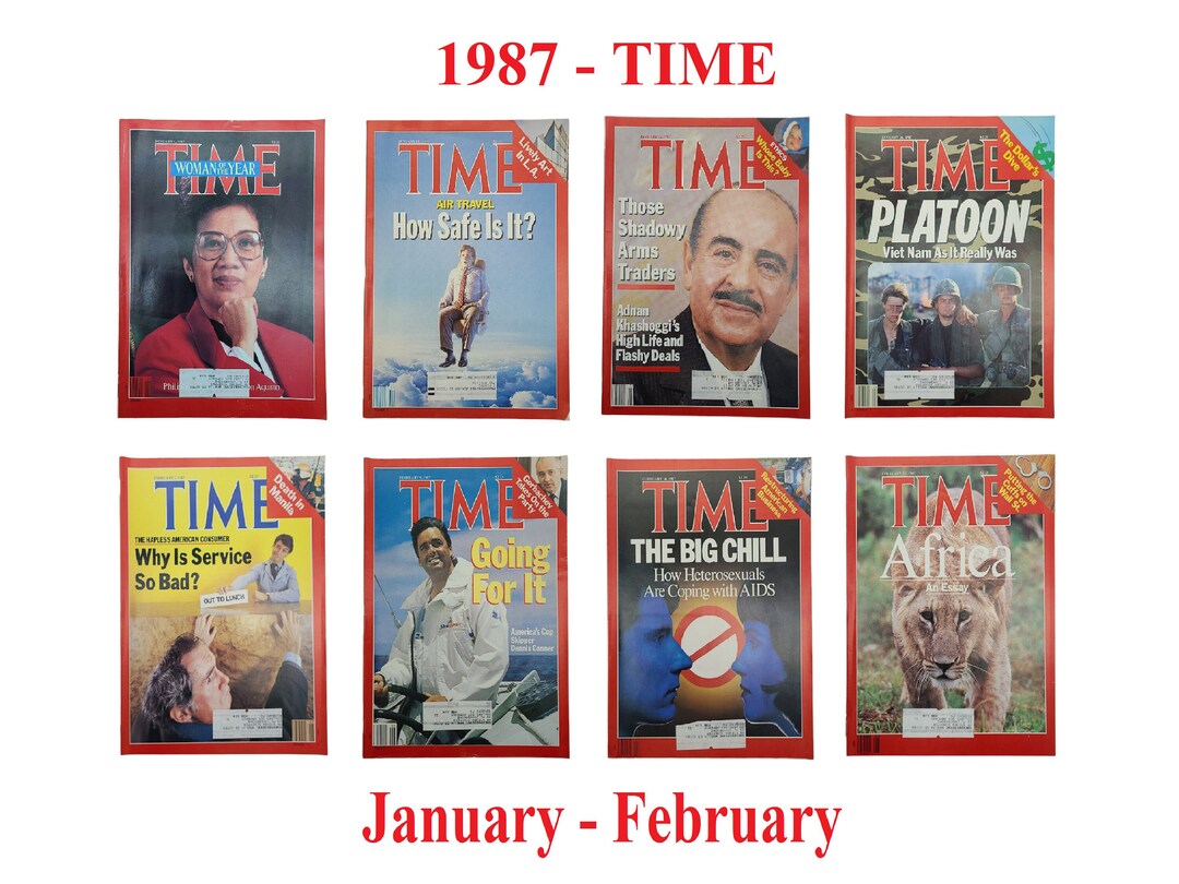 Choice of TIME Magazine – 1987 Jan-feb, Woman of the Year, Corazon ...