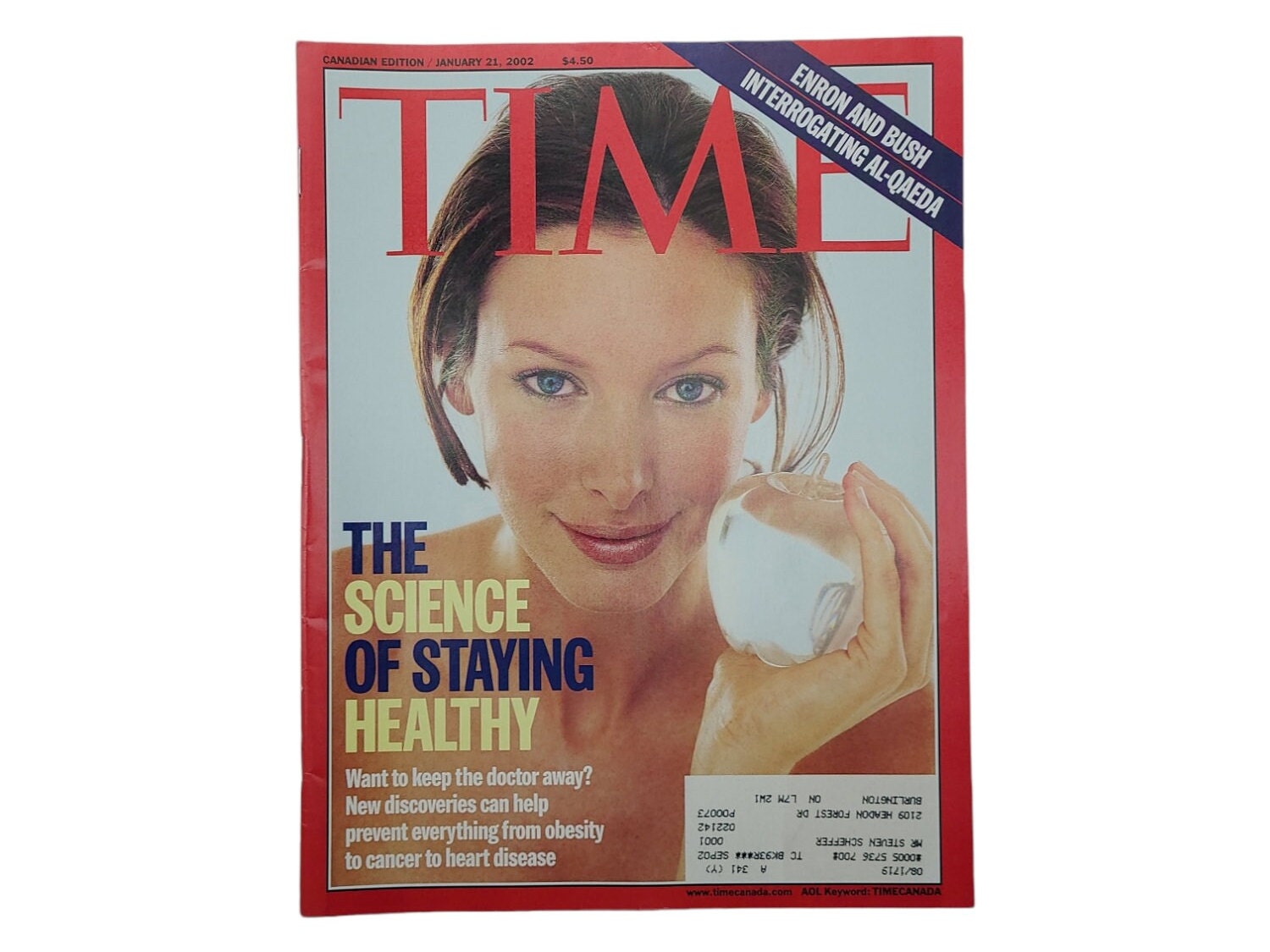 Choice of TIME Magazine 2002 Jan-feb Steve Jobs Apple - Etsy