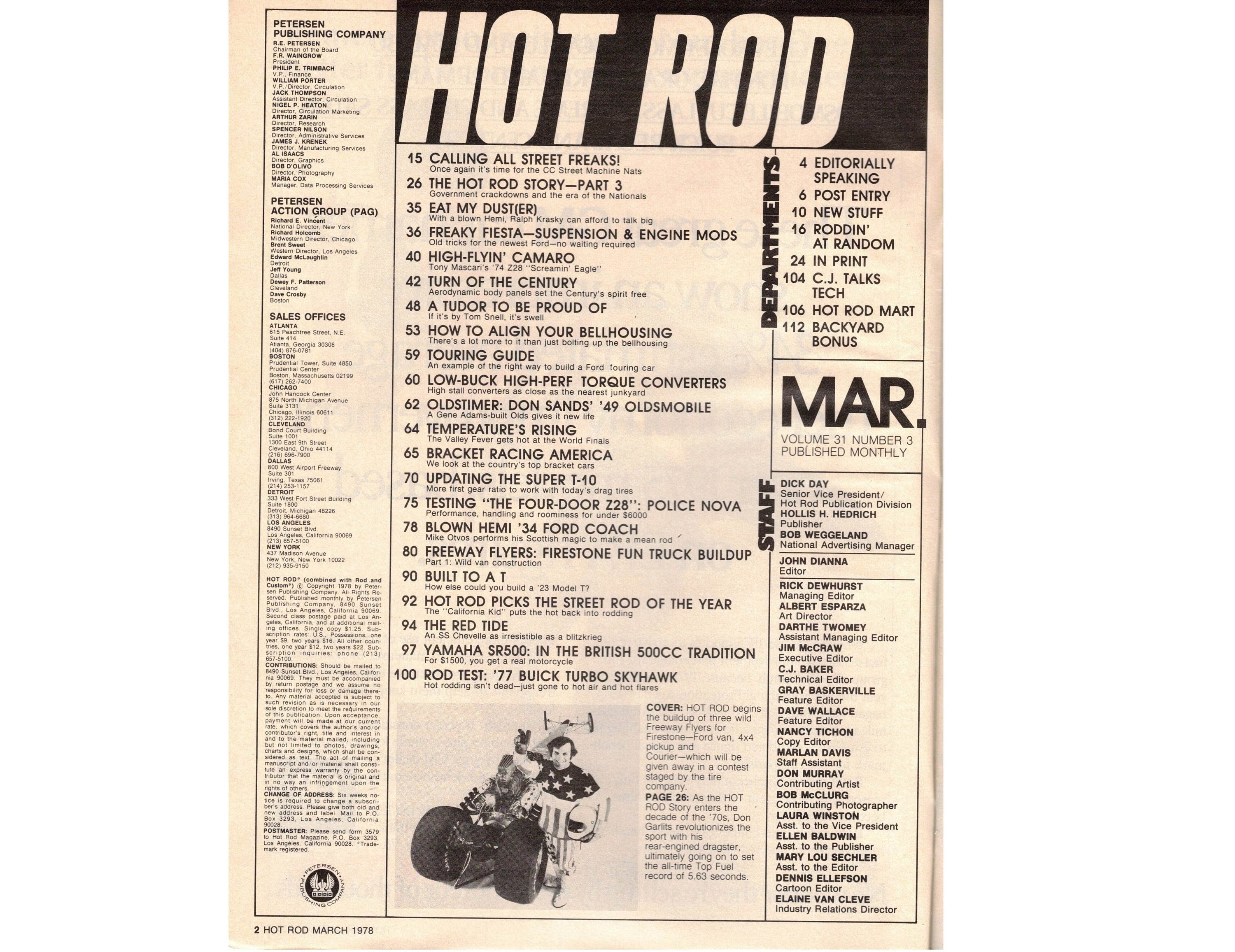 Hot Rod Magazine freeway Flyers: Fin Truck - Etsy