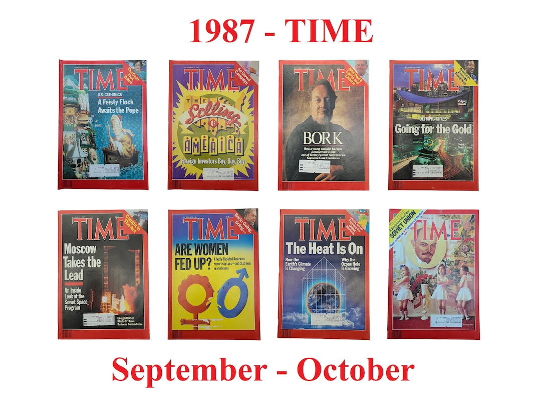 Choice of TIME Magazine – 1987 Sep-oct, Catholic Pope, Investors ...