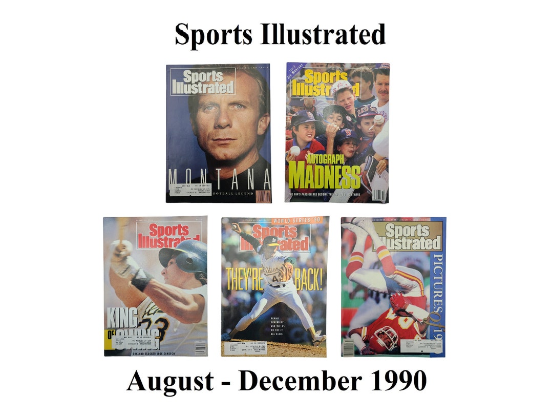 Sports Illustrated Magazines 1990, Aug-dec, Football, San Francisco ...