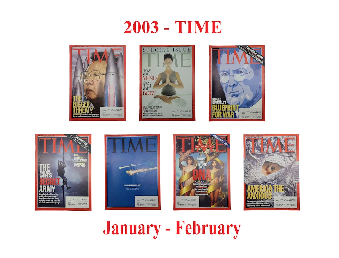 Choice of TIME Magazine – 2003 Jan-feb, Korea, Health, Donald Rumsfeld ...