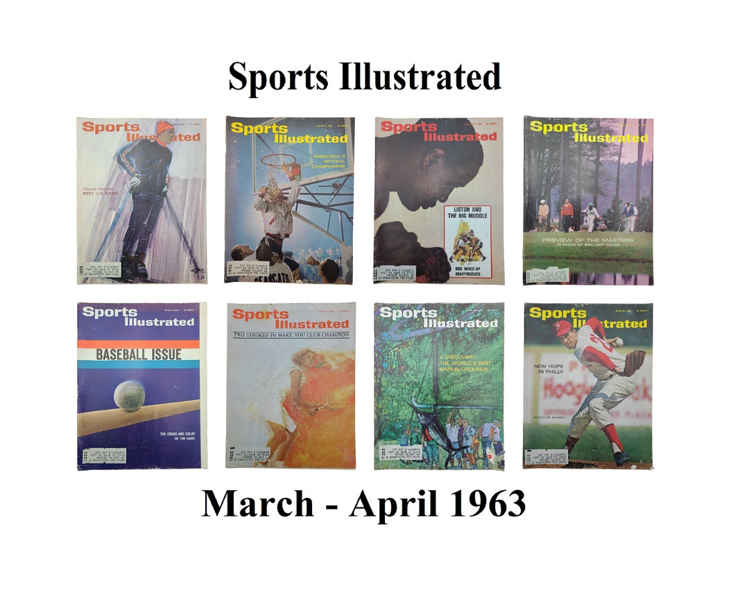Sports Illustrated Magazines 1963 Mar-apr, Skiing, Basketball ...