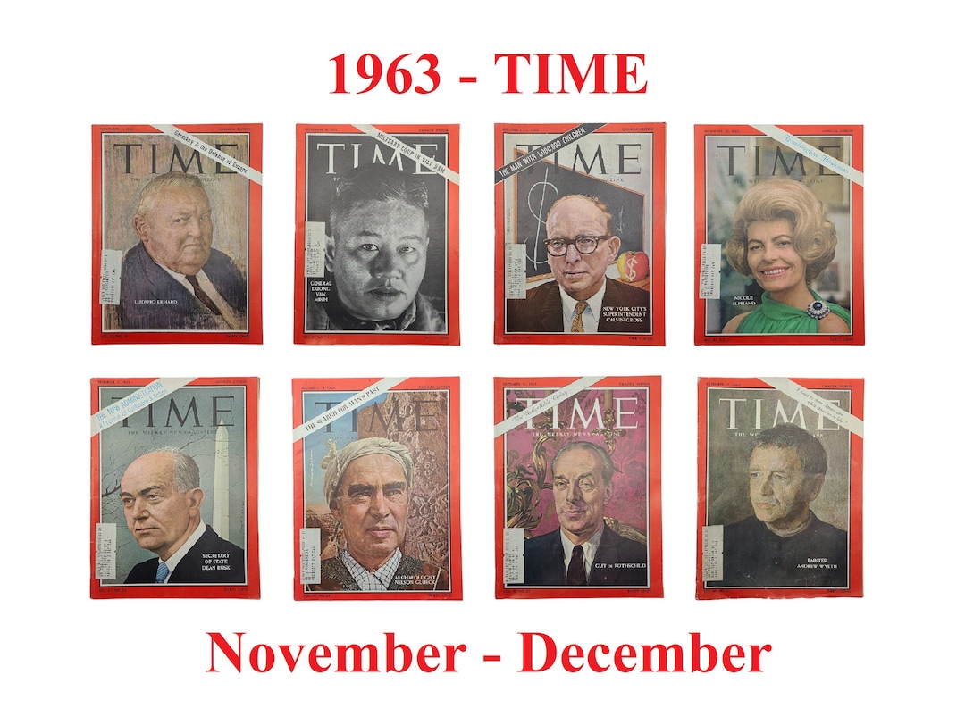 Choice of TIME Magazine – 1963 Nov-dec, Germany, Viet Nam, New York ...