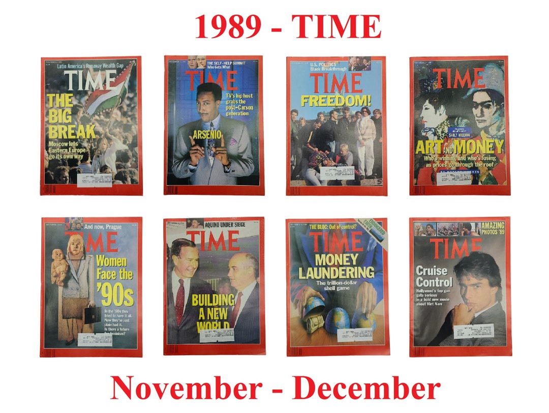Choice of TIME Magazine – 1989 Nov-dec, Moscow, Europe, Arsenio Hall ...