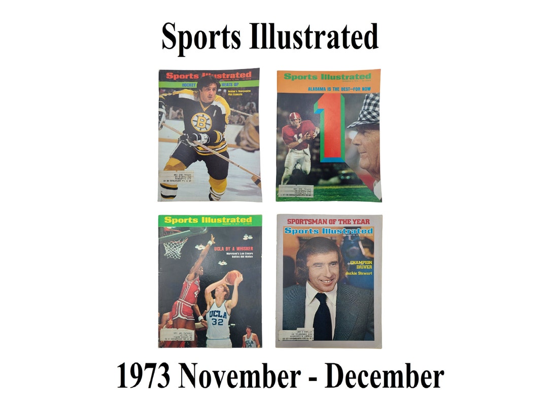Sports Illustrated Magazines 1973 Nov-dec, Hockey, Boston Bruins ...