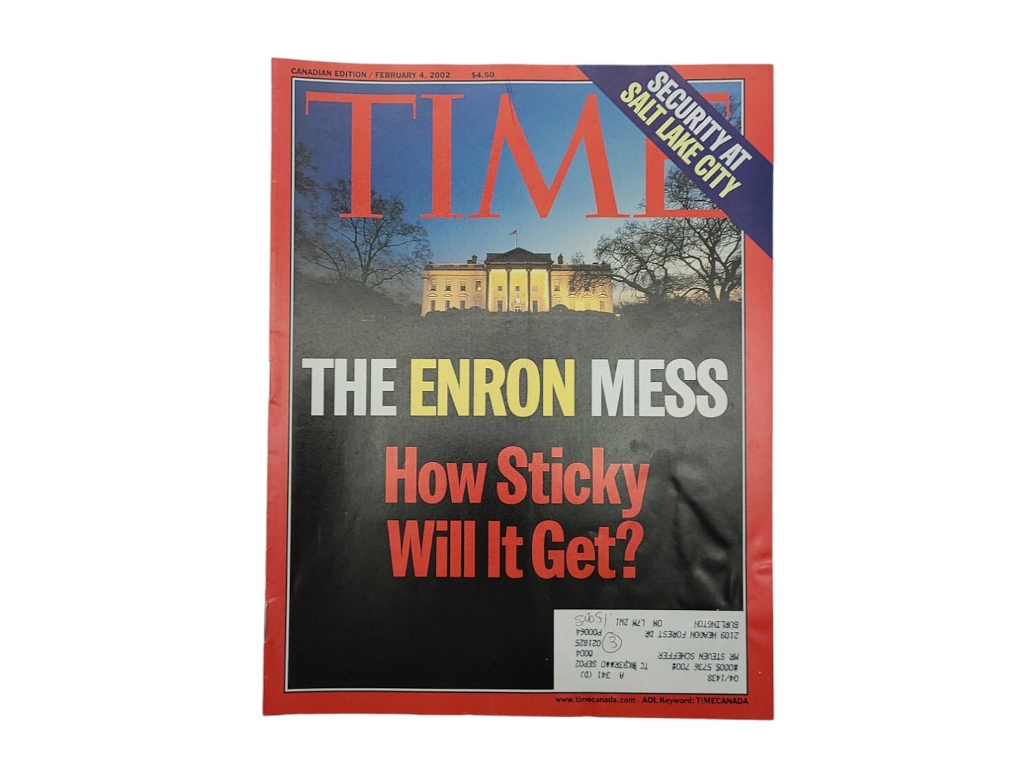 Choice of TIME Magazine 2002 Jan-feb Steve Jobs Apple - Etsy