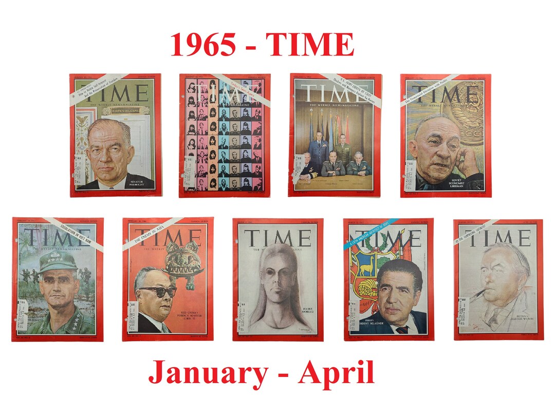 Choice of TIME Magazine – 1965 Jan-apr, American Politics, Teens ...