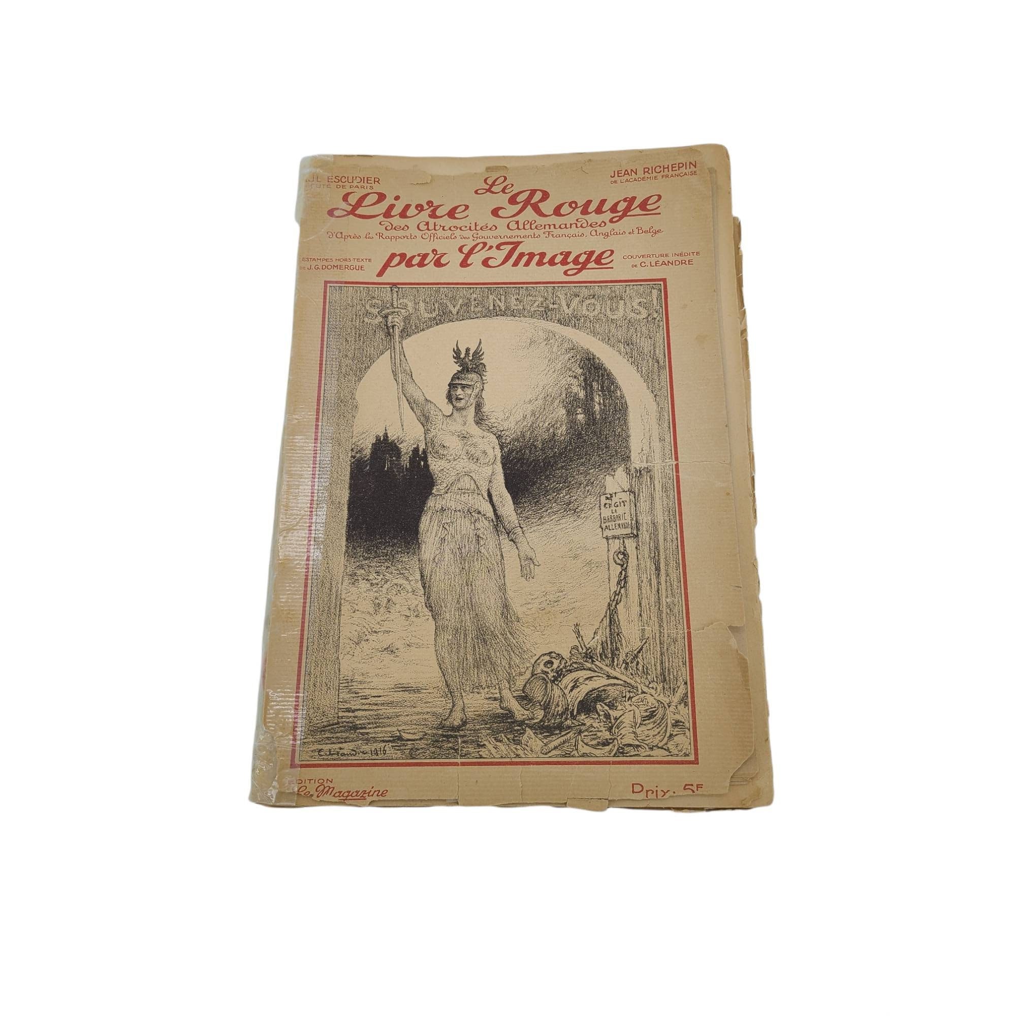 Rare Copie 1916 Le Livre Rouge Des Atrocités Allemandes | Etsy Canada